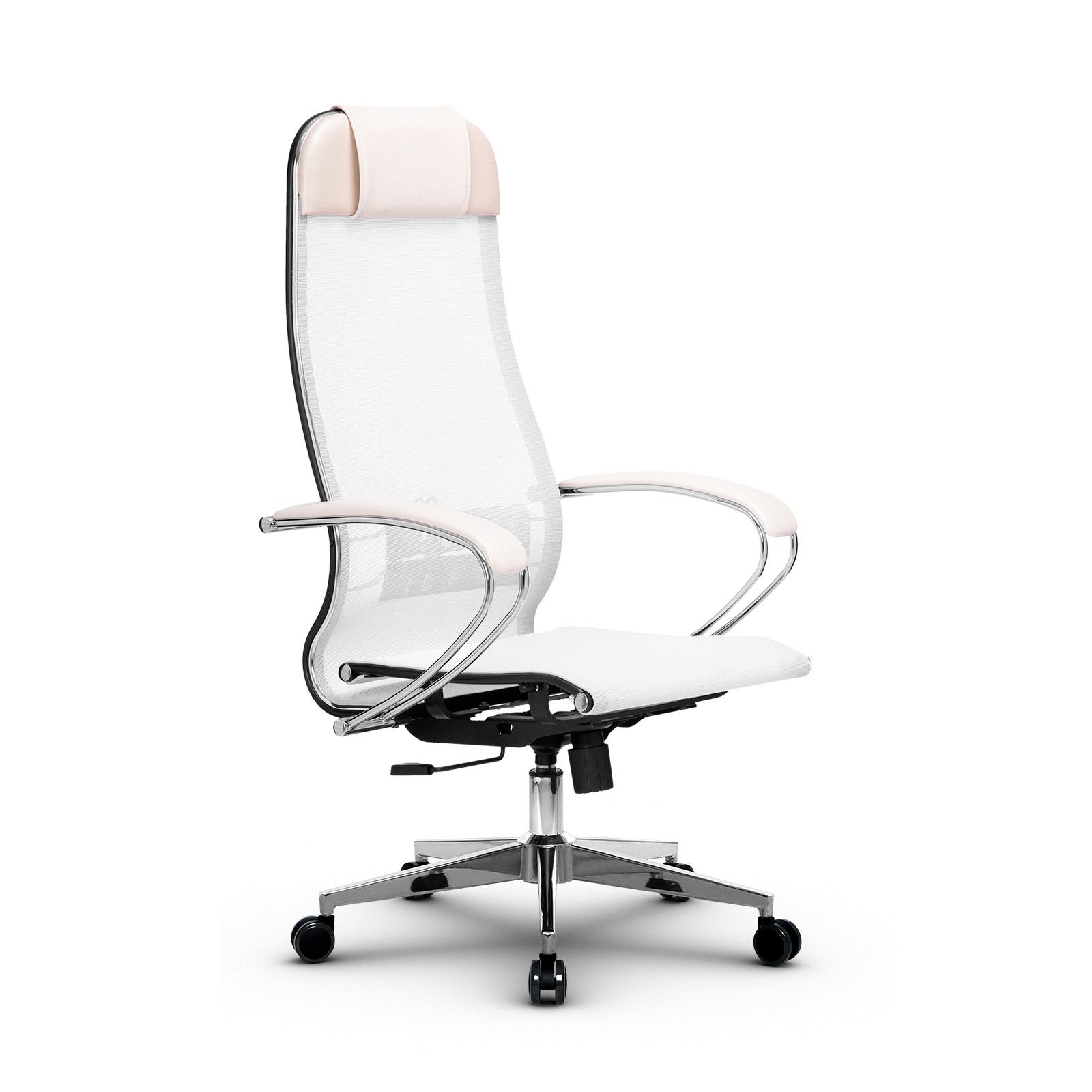 Кресло компьютерное МЕТТА-4(MPRU)/подл.131/осн.004 Белый