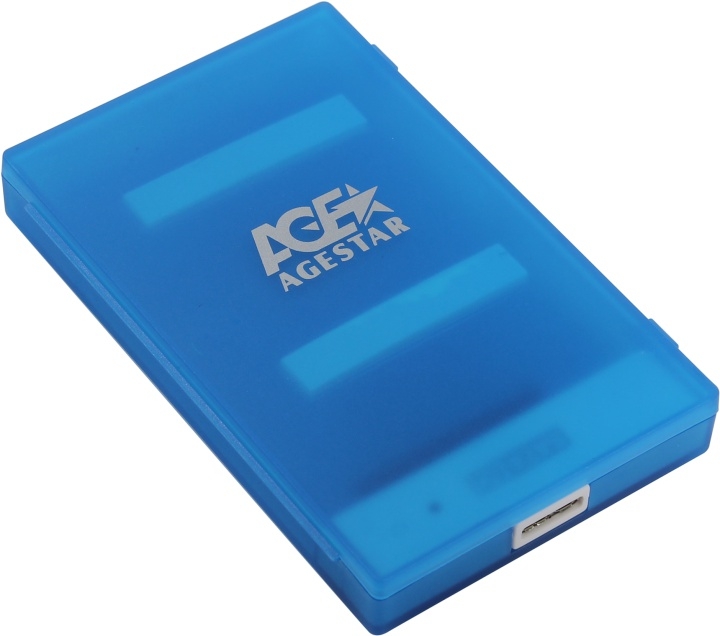 Корпус для HDD/SSD Agestar 3UBCP1-6G (BLUE)