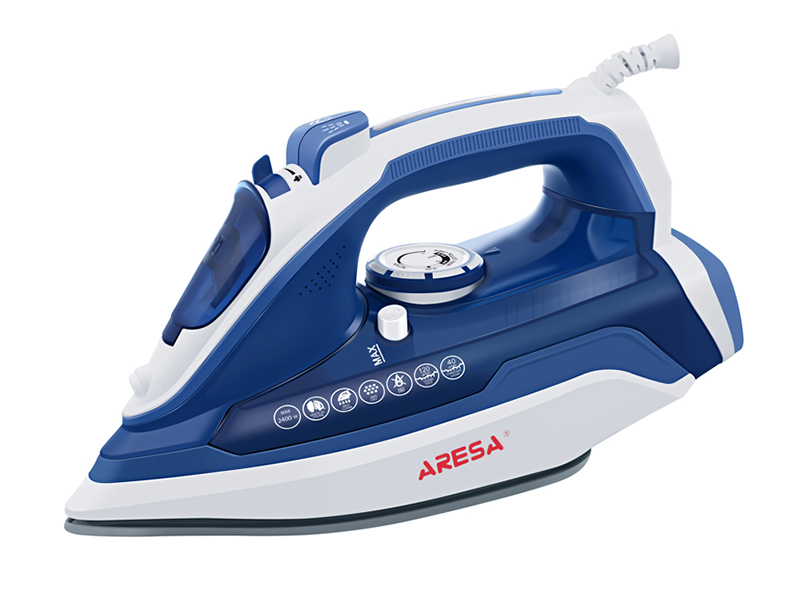Утюг Aresa AR-3125 белый, синий