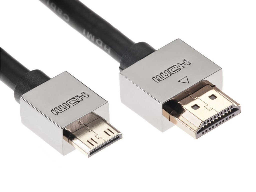 Кабель Vcom HDMI-19M - Mini HDMI-19M ver 2.0 1.5m CG506AC-1.5M