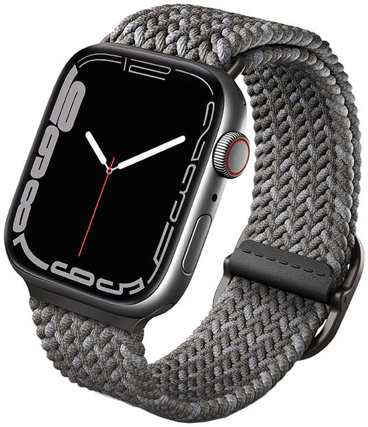 Ремешок Uniq Aspen DE strap для Apple Watch 45/44/42 мм, Серая галька (45MM-ASPDEPGRY)