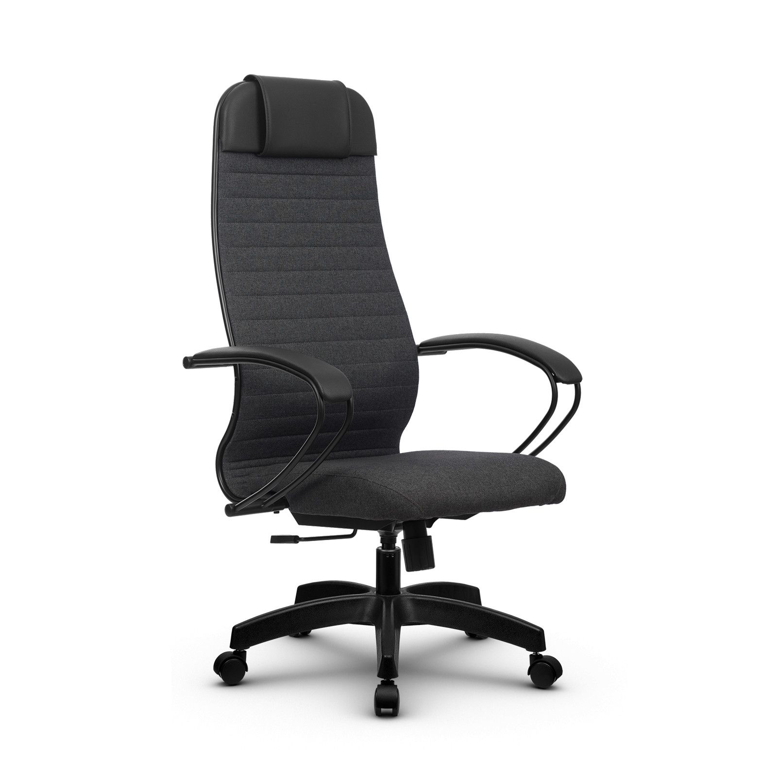 Кресло компьютерное МЕТТА-27(MPRU)/подл.130/осн.001 Темно-серый
