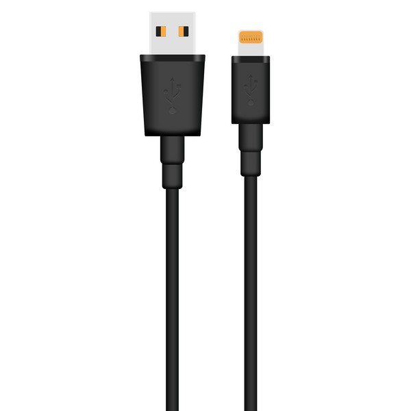 Krutoff Кабель USB Lightning Krutoff Modern (1m) черный