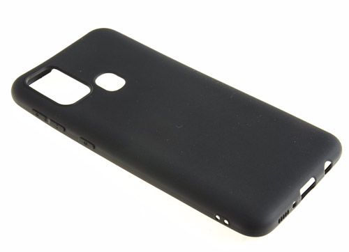 Силиконовый чехол TPU Case матовый Samsung M31 черный
