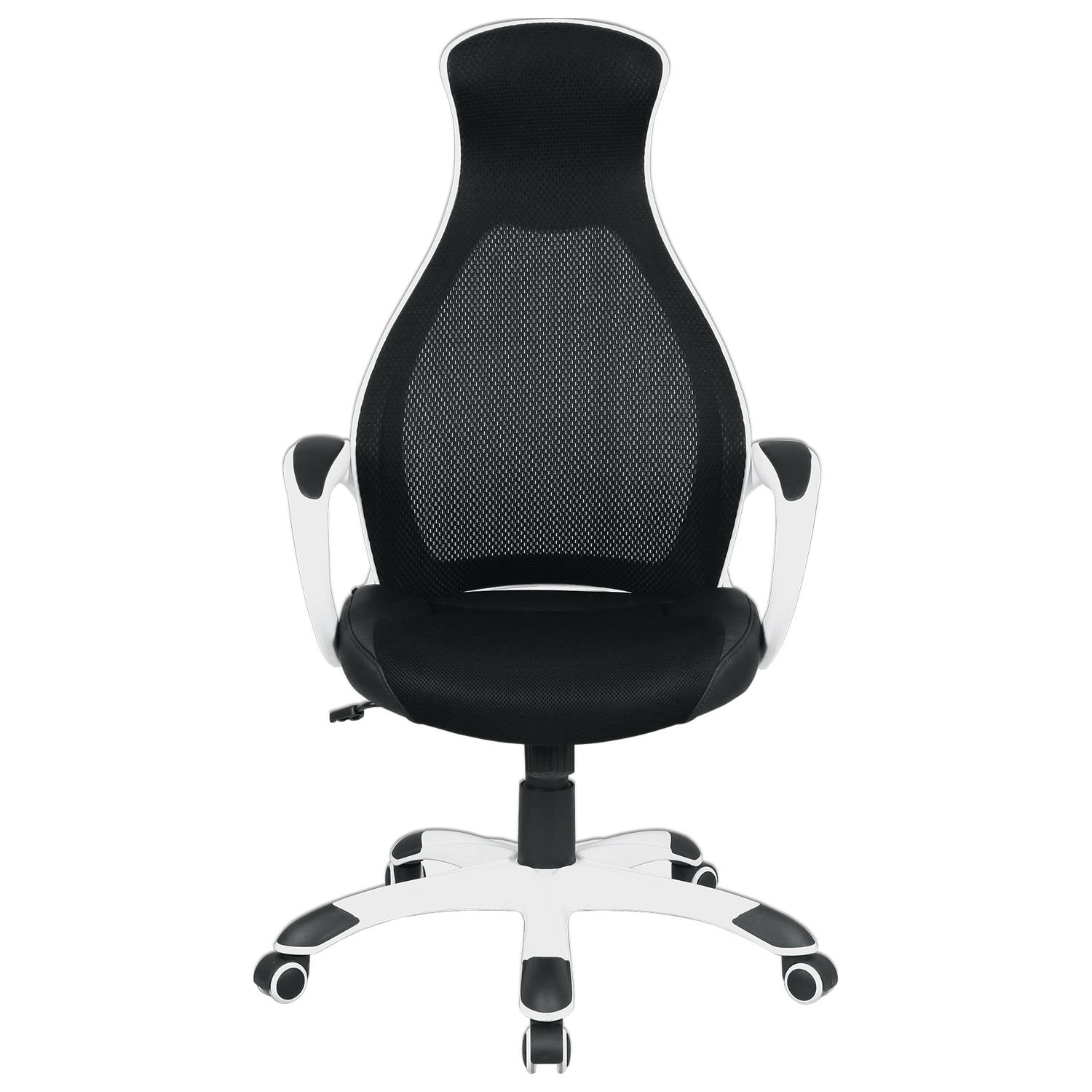Кресло офисное BRABIX PREMIUM Genesis EX-517, белый, ткань/экокожа/сетка черная, 531573
