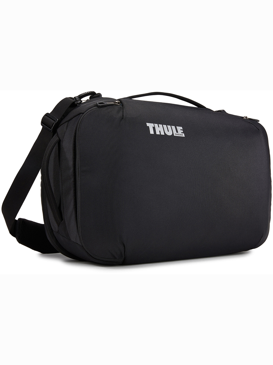 Дорожная сумка мужская Thule Subterra Convertible Carry On 40l черная, 21x35x55 см