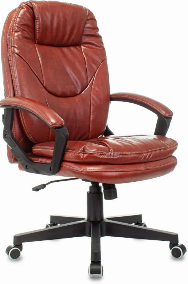 Кресло руководителя Бюрократ CH-868N, экокожа, коричневый