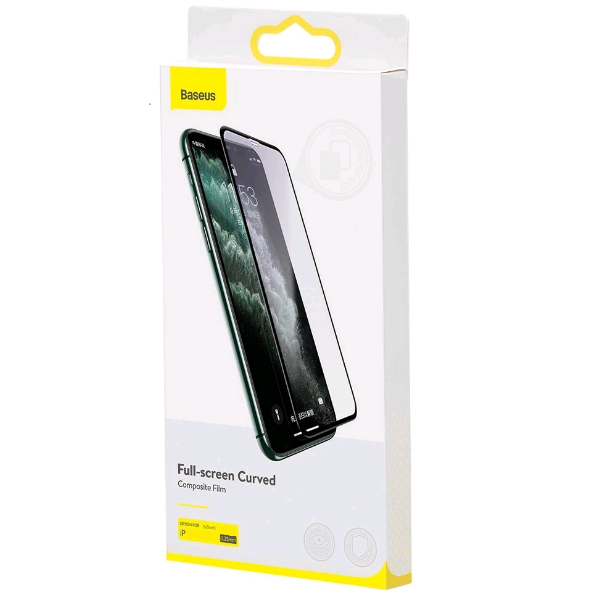 Защитное стекло iPhone 11 Pro 0.33mm черное (2 штуки)