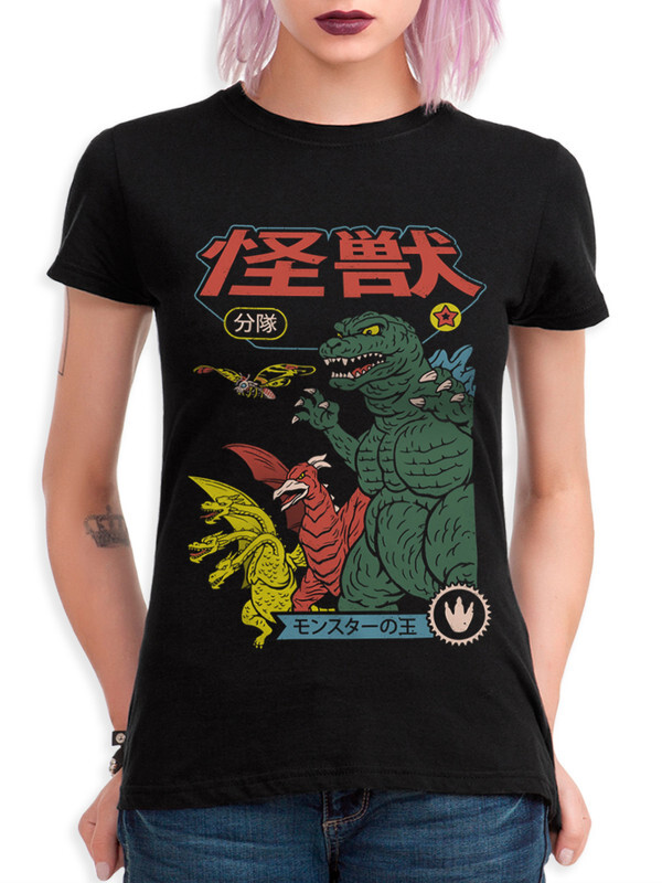 Футболка женская Dream Shirts Годзилла - Godzilla GOD-145568-1 черная 3XL