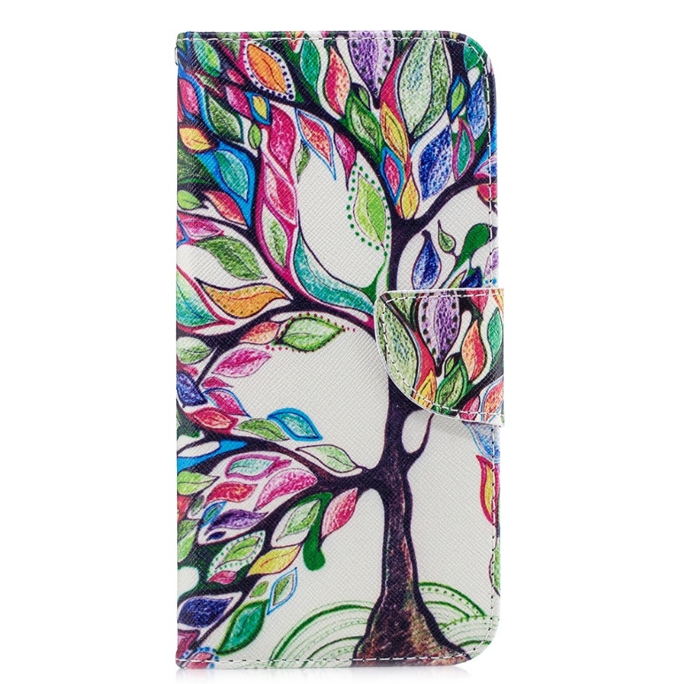 Чехол-книжка MyPads с рисунком на тему Разноцветное дерево на Samsung Galaxy S10 SM-G973F