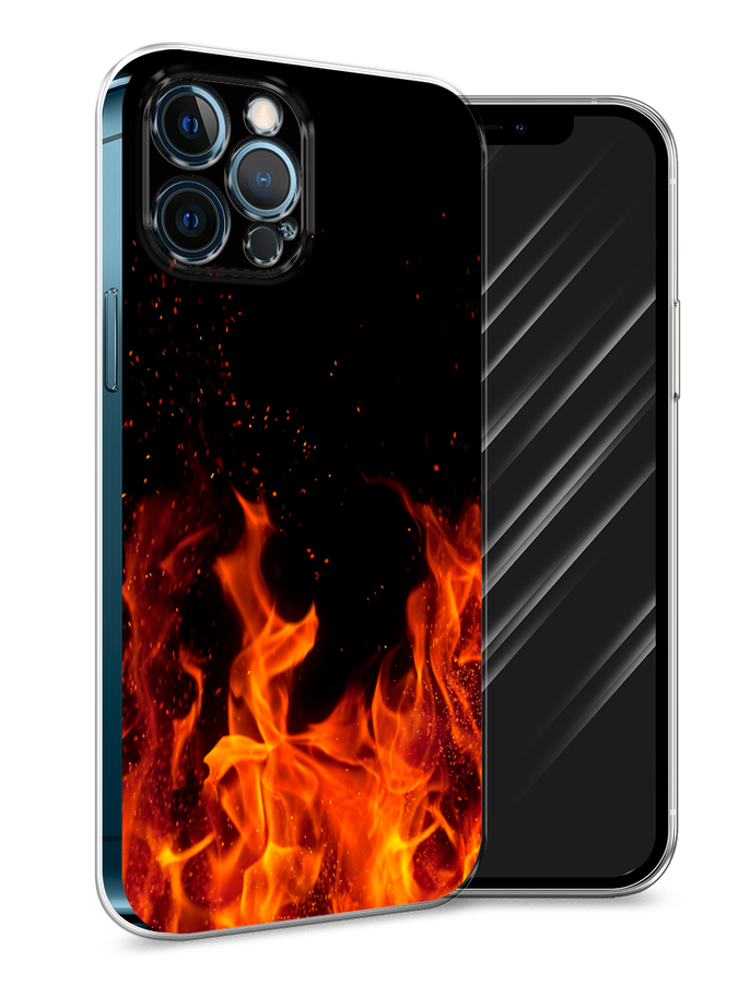 Чехол Awog на Apple iPhone 12 Pro Max / Айфон 12 Pro Max "Все в огне"