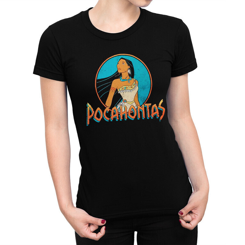 Футболка женская Dream Shirts Мультфильм Покахонтас 1000733-1 черная S