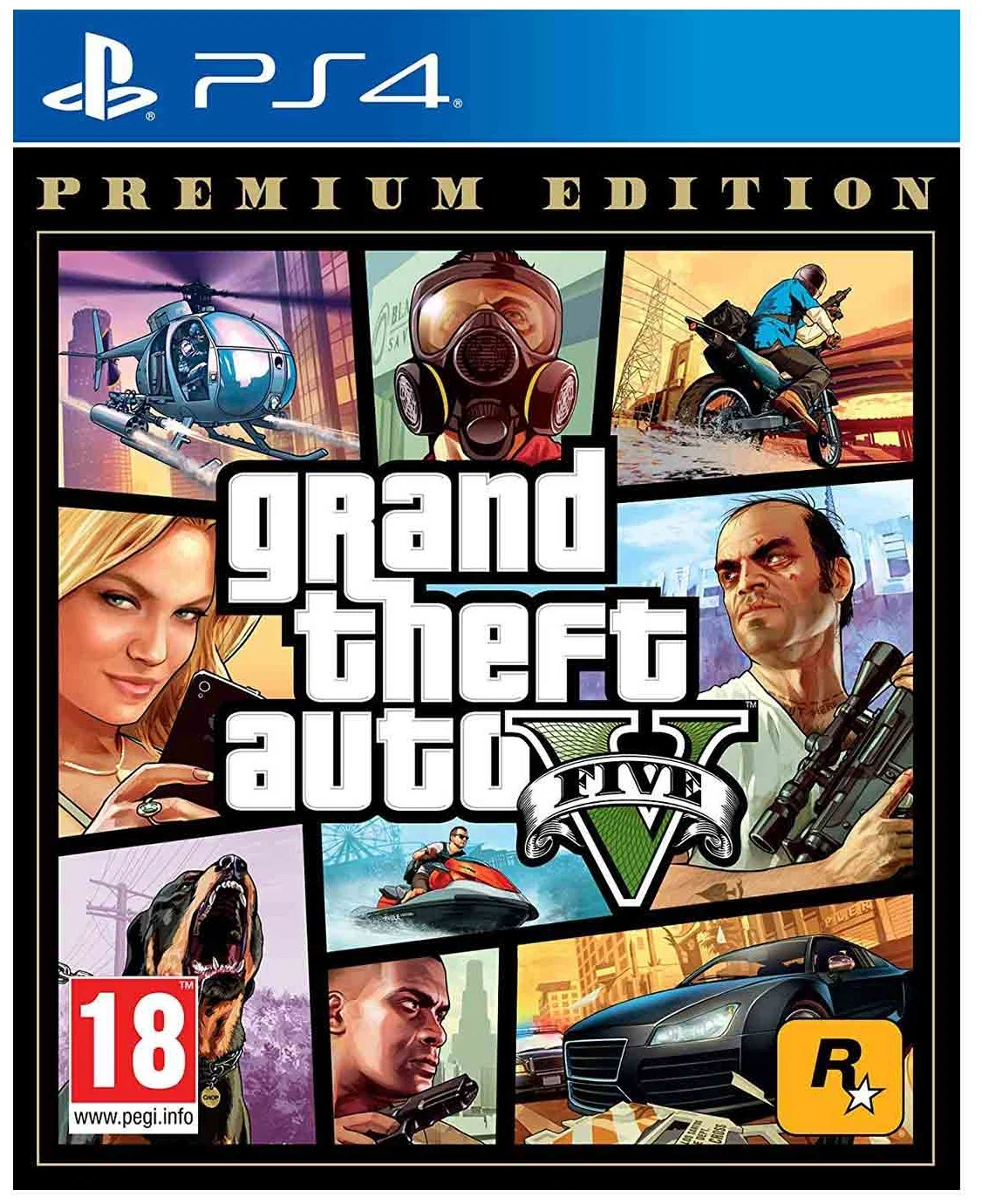 Игра Grand Theft Auto V. Premium Edition для PlayStation 4