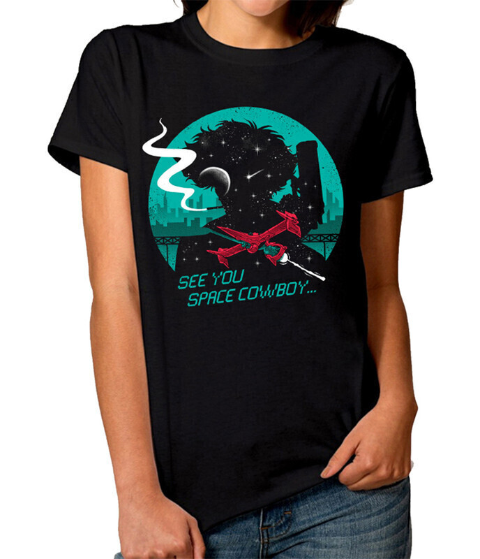 Футболка женская Dream Shirts Аниме Ковбой Бибоп 1000684-1 черная S