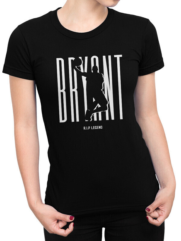 Футболка женская Dream Shirts Баскетболист Коби Брайант 1000902-1 черная XL