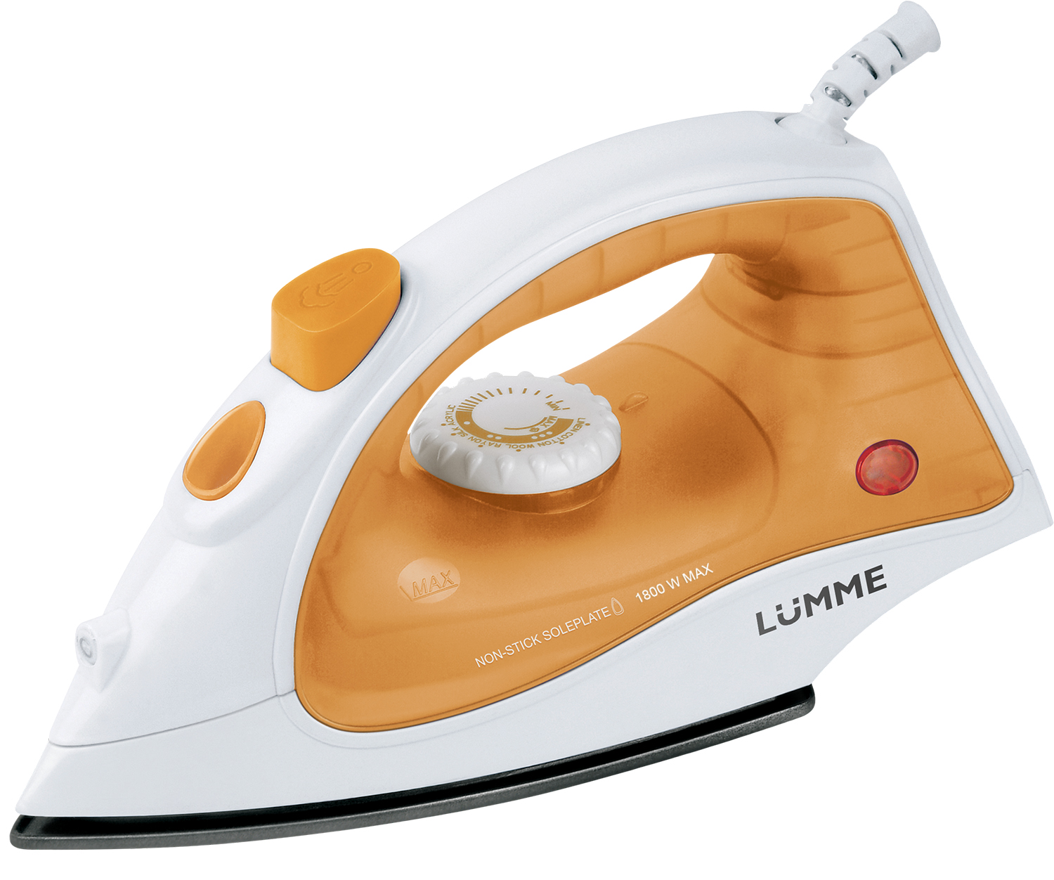 Утюг LUMME LU-1129 белый, оранжевый