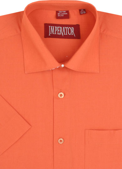 Рубашка мужская Imperator Carrot-3K оранжевая 40/178-186