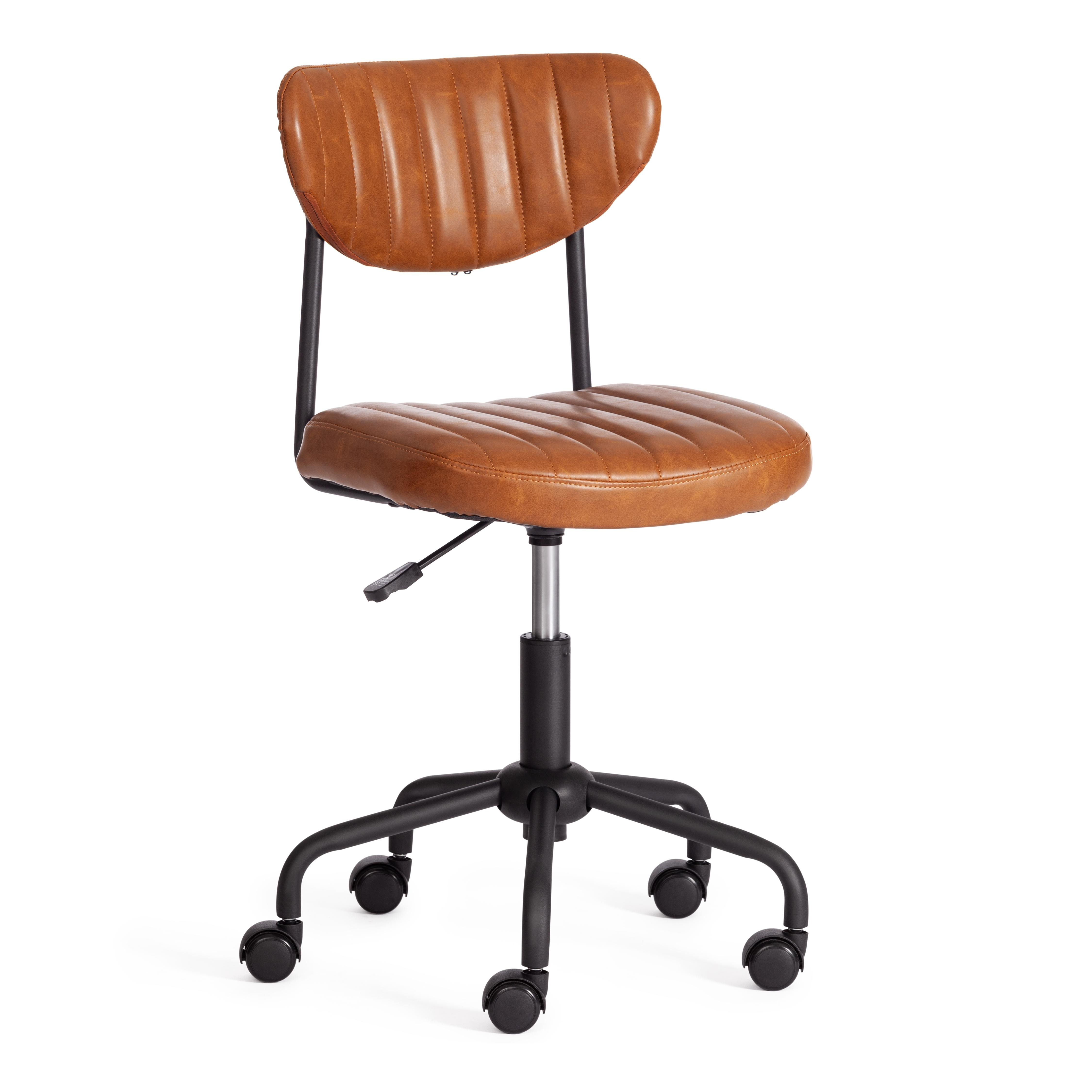 Компьютерное кресло TetChair SLIM, иск. кожа, Brown (коричневый)