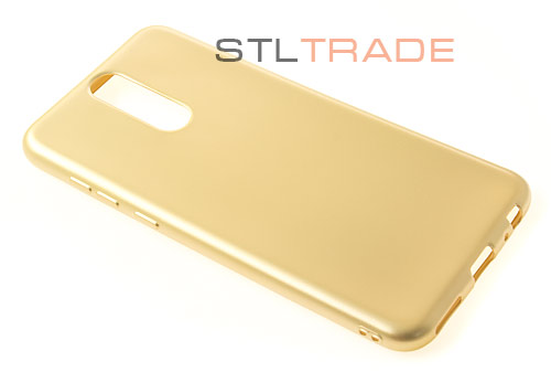 Силиконовый чехол TPU Case Металлик для Huawei Nova 2i золото