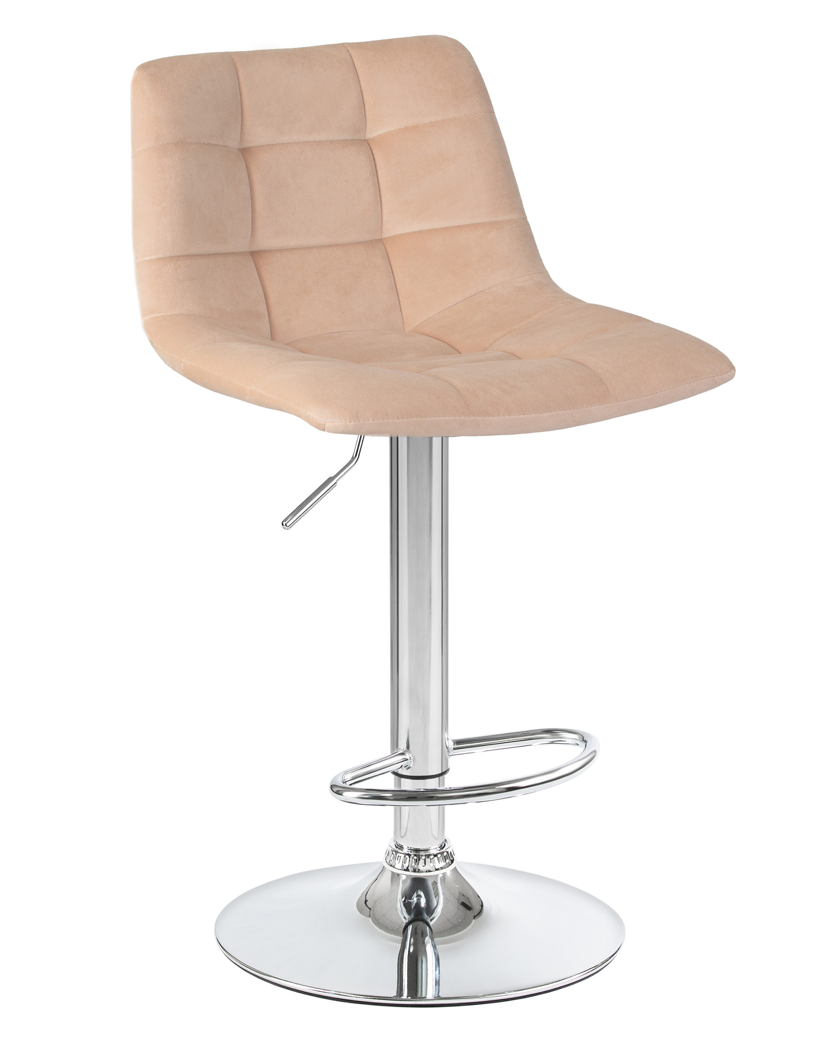 Барный стул Империя стульев TAILOR LM-5017 beige veloure (MJ9-10), хром/бежевый