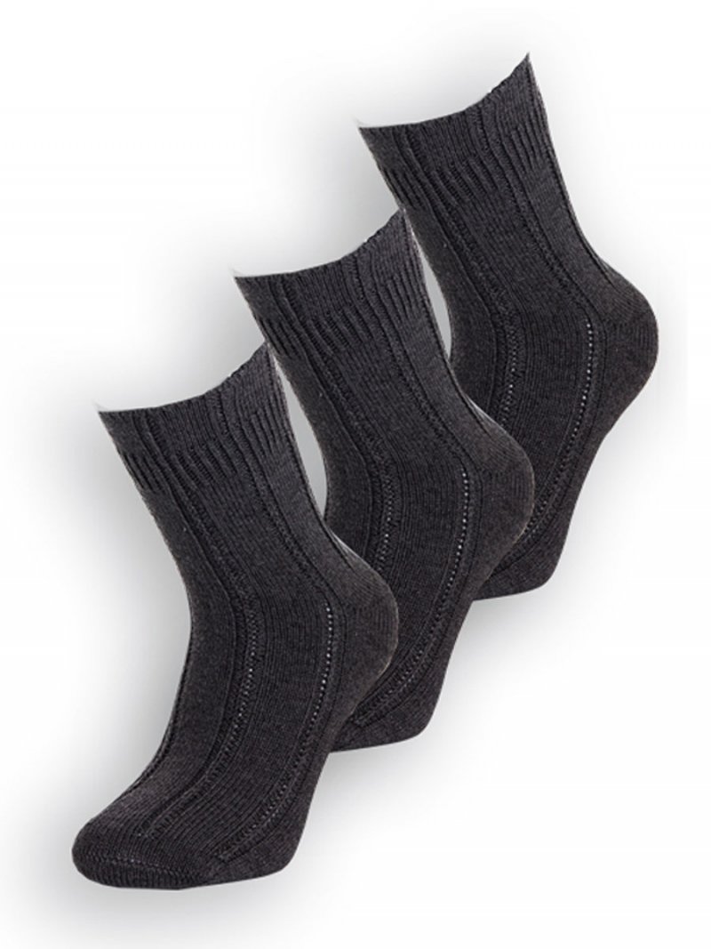 Комплект носков женских SiS SS4327 серых 36-39