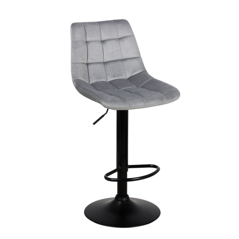 Барный стул Империя стульев ЛИОН WX-2821 grey, черный/серый