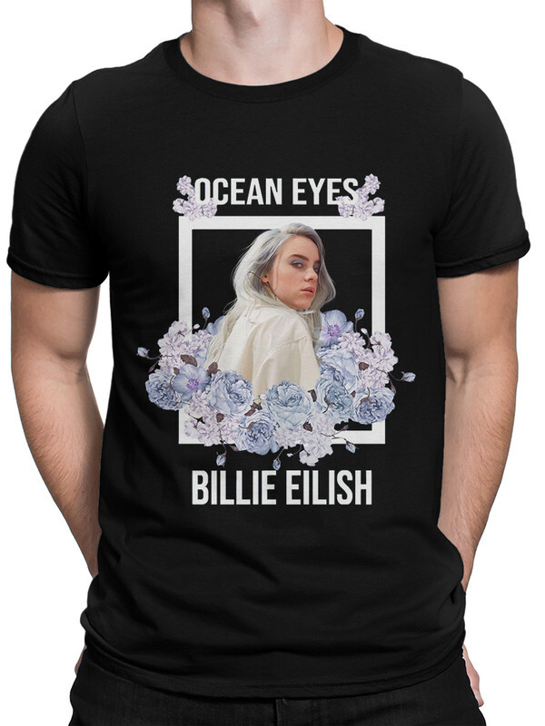 Футболка мужская Design Heroes Billie Eilish черная 2XL