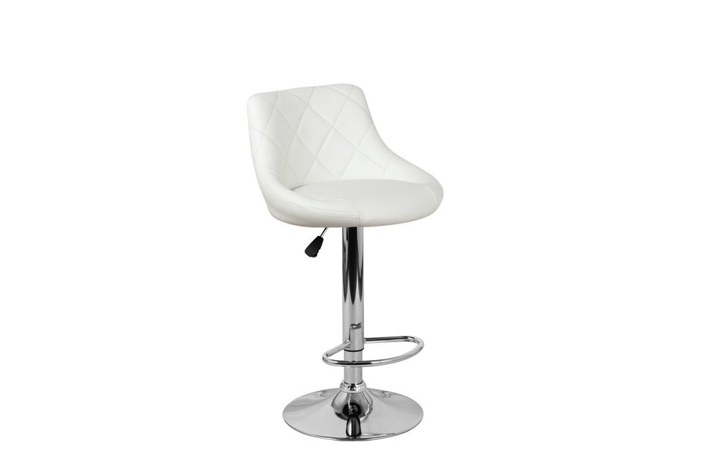 Барный стул Империя стульев Комфорт WX-2396 white, хром/белый