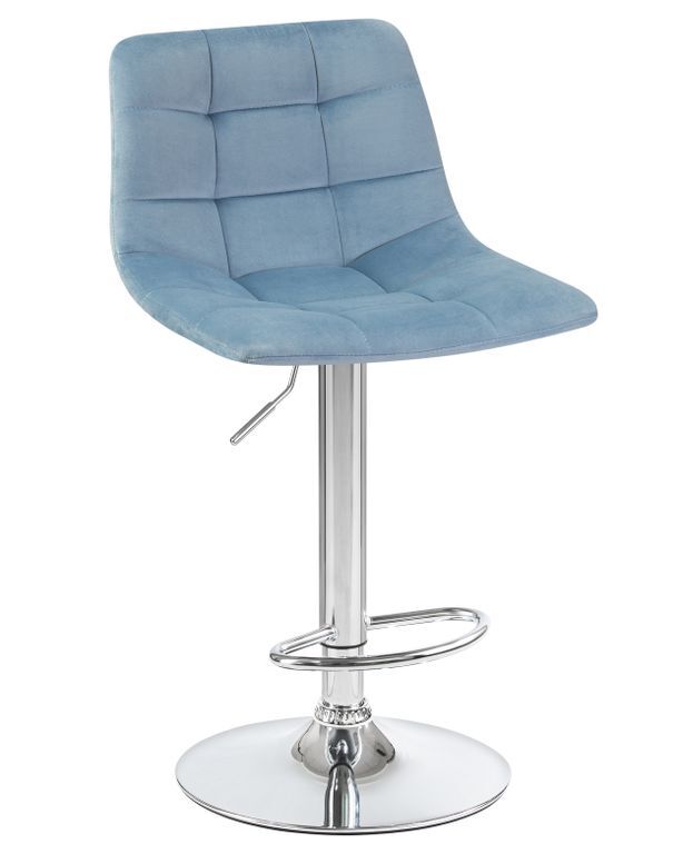 Барный стул Империя стульев TAILOR LM-5017 (MJ9-74), хром/голубой