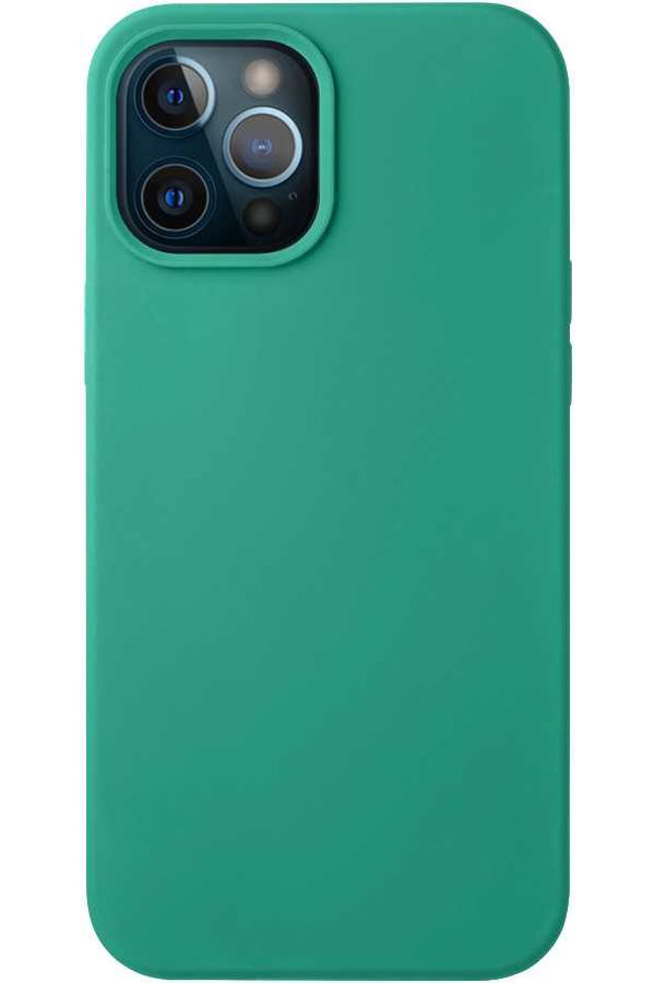Чехол DEPPA Liquid Silicone, для Apple iPhone 12 Pro Max, зеленый