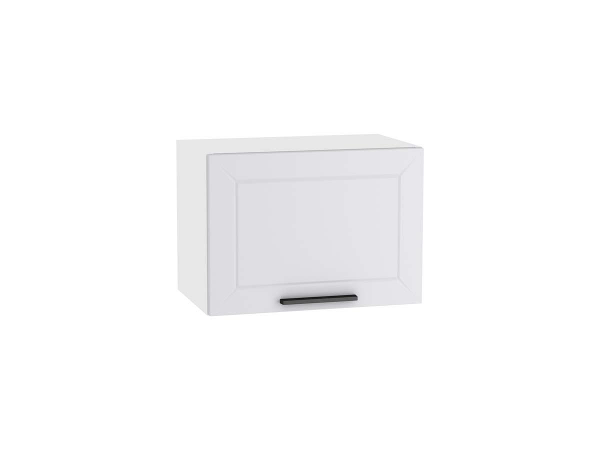 Навесной шкаф горизонтальный 500 МС Глетчер Сурская мебель МДФ цвет Белый/Гейнсборо Ф53