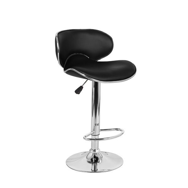 Барный стул Империя стульев САТУРН WX-2356 black, хром/черный