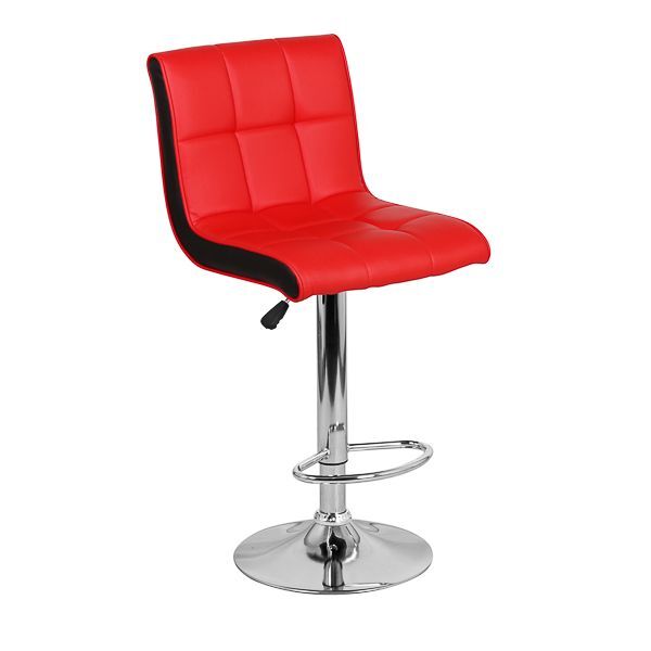 Барный стул Империя стульев ОЛИМП WX-2318 red, хром/красный