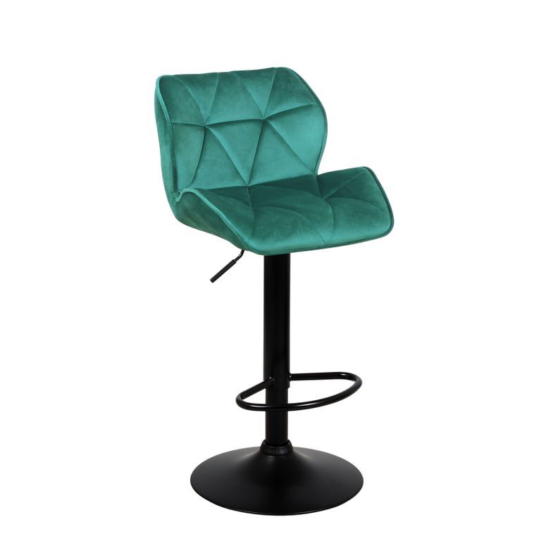 Барный стул Империя стульев КРИСТАЛЛ WX-2583 green, черный/зеленый