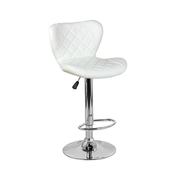 Барный стул Империя стульев Кадиллак WX-005 white, хром/белый