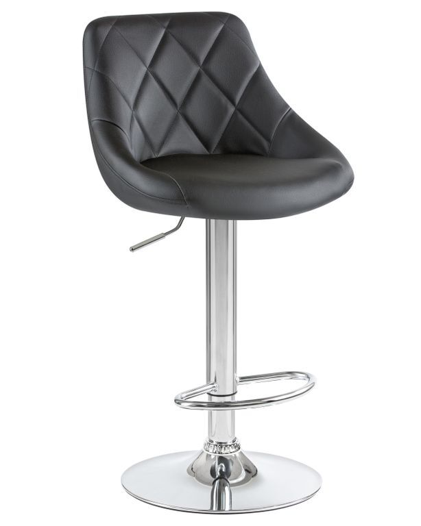 Барный стул Империя стульев LOGAN LM-5007 black, хром/черный