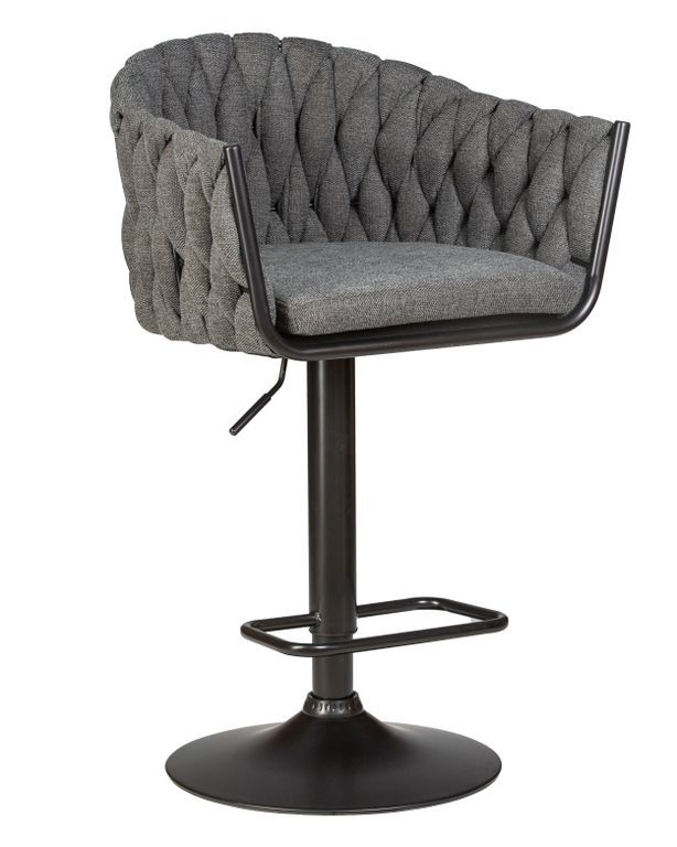 Барный стул Империя стульев LEON LM-9690 grafit (LAR-275-21), черный/темно-серый