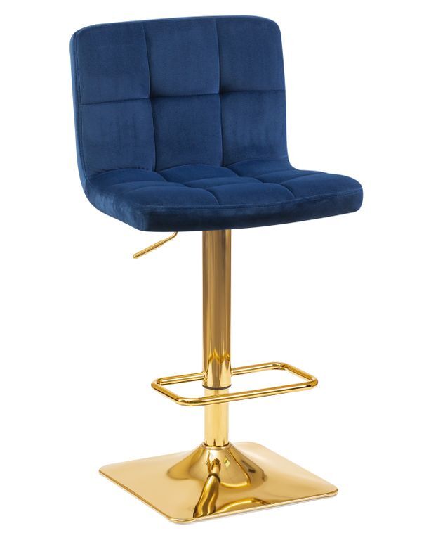 Барный стул Империя стульев GOLDIE LM-5016 (MJ9-117), золотой/синий