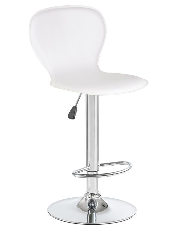 Барный стул Империя стульев Elisa LM-2640 white, хром/белый