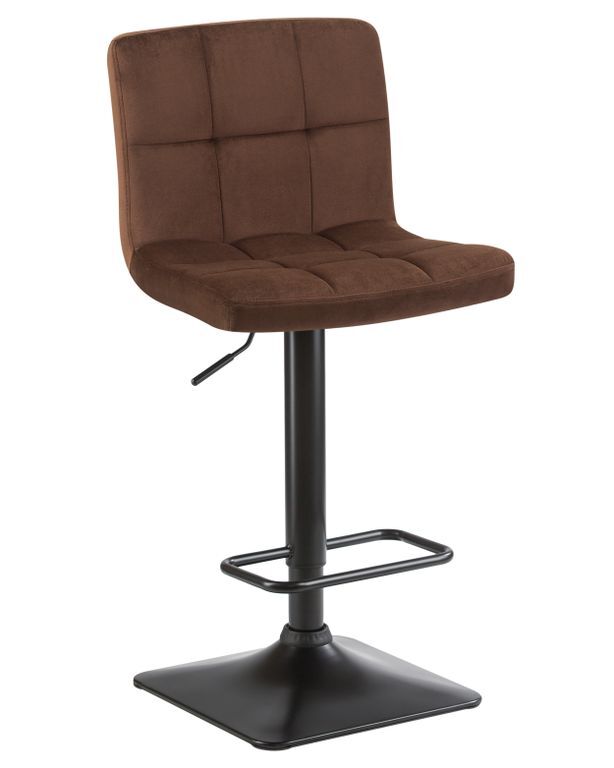 Барный стул Империя стульев DOMINIC LM-5018 chocolate, черный/шоколадный