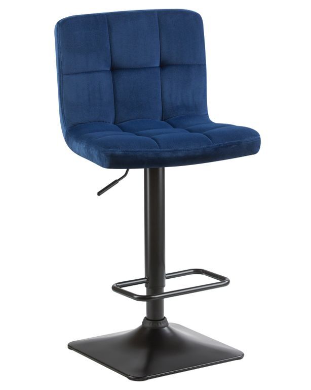 Барный стул Империя стульев DOMINIC LM-5018 blue, черный/синий