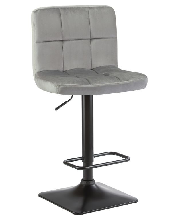 Барный стул Империя стульев DOMINIC LM-5018 grey, черный/серый