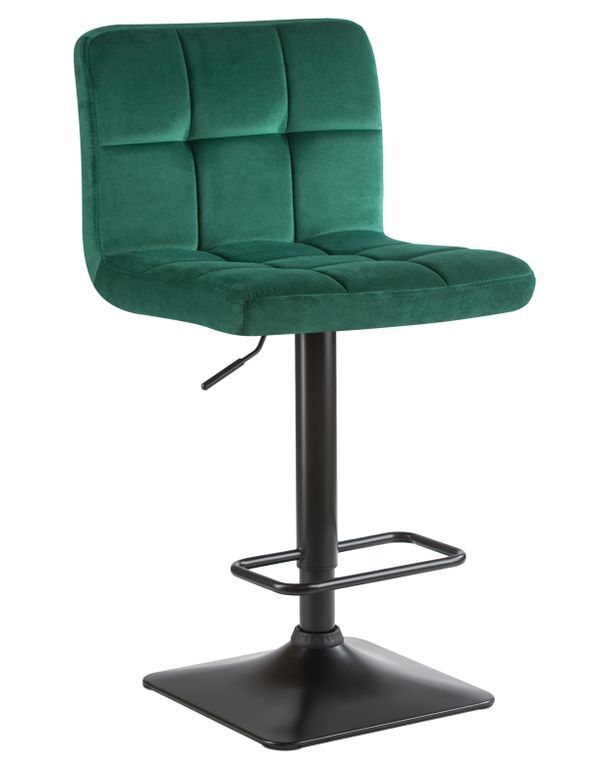 Барный стул Империя стульев DOMINIC LM-5018 green, черный/зеленый
