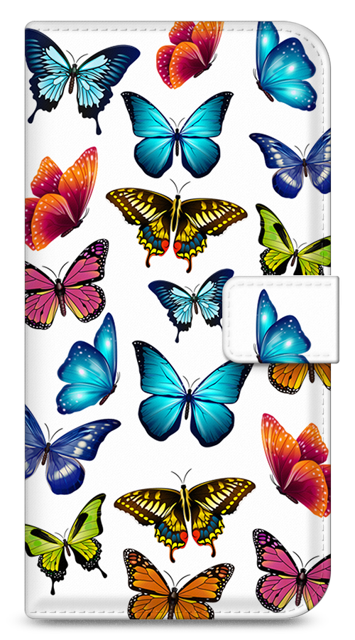 Чехол Awog на Apple iPhone XS "Разные бабочки"