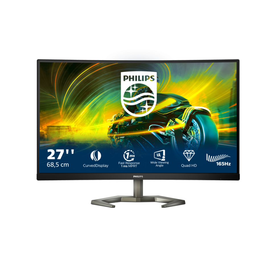 27" Монитор Philips 27M1C5500VL черный 165Hz 2560x1440 VA