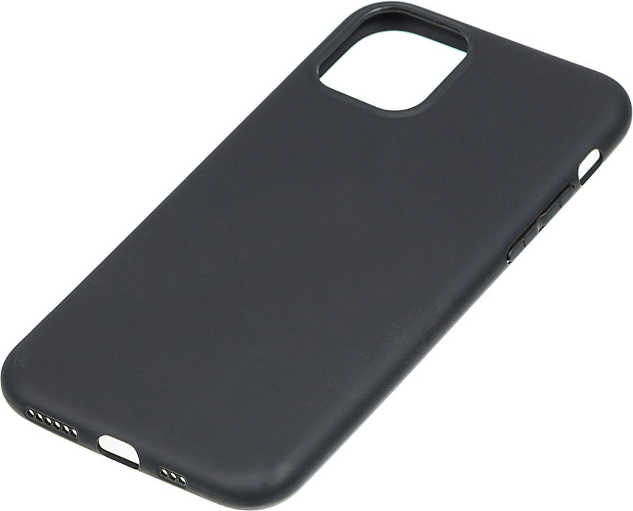 Чехол BORASCO Mate, для Apple iPhone 11 Pro, черный (матовый)
