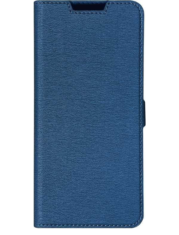 Чехол DF hwFlip-91, для Huawei P Smart (2021), синий