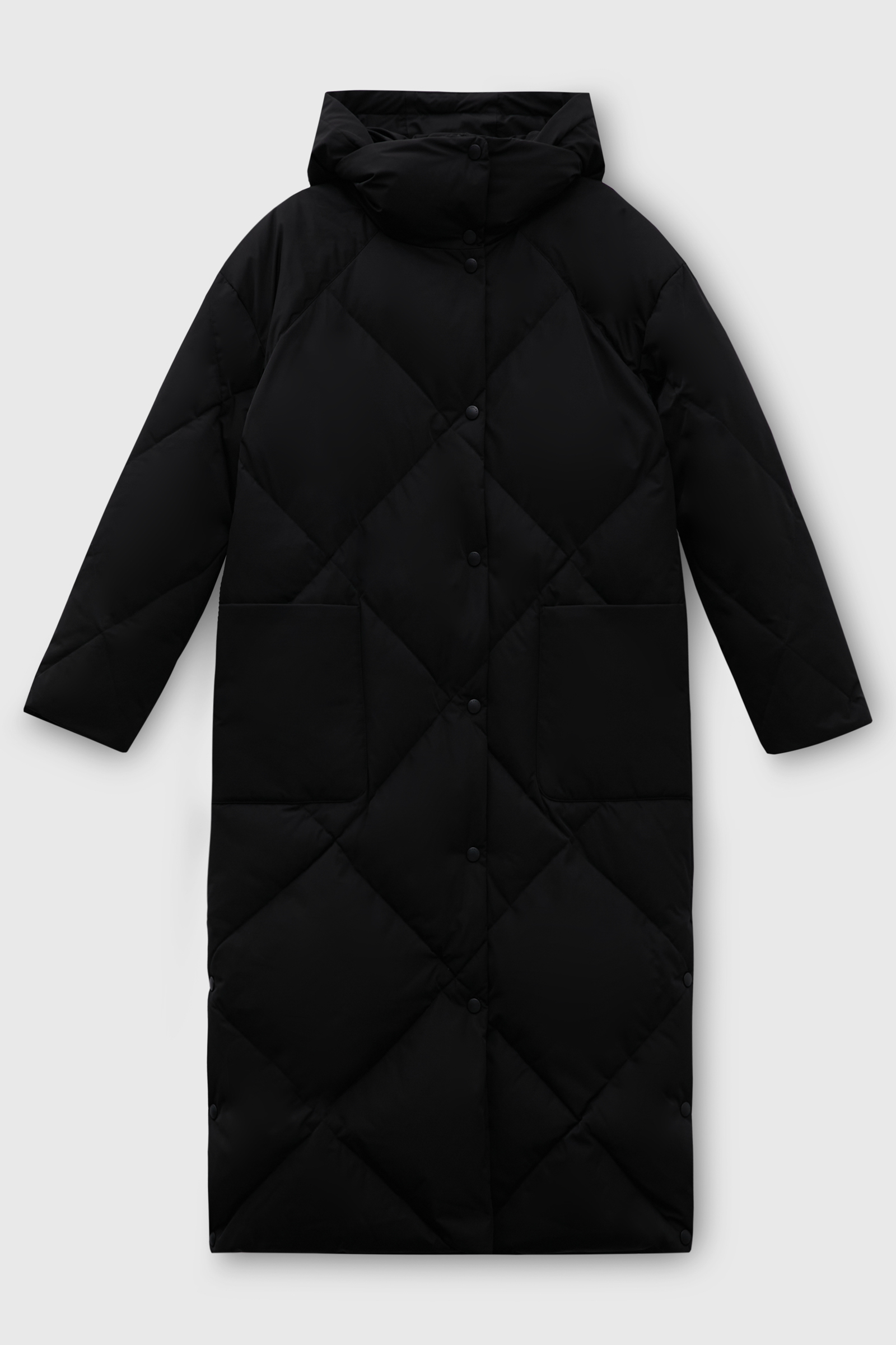 Пуховик-пальто женский Finn Flare FWC11082 черный XL