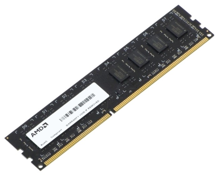 Оперативная память AMD Black 4Gb DDR-III 1333MHz (R334G1339U1S-U)