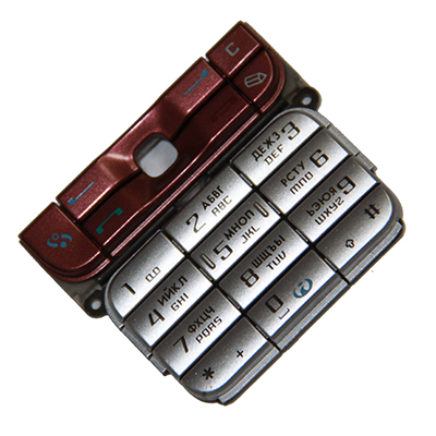 Клавиатура для Nokia 3230 <красный> (премиум)